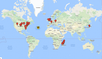 Ring Tailed Lemur Habitat Map